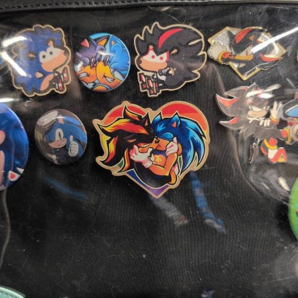 Sonic Button 4 Pack - Etsy