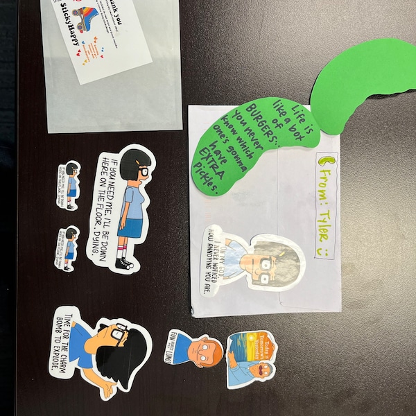 Bob’s Burgers Inspired TINA BELCHER Water Resistant Vinyl Sticker - Etsy