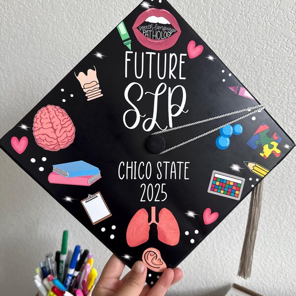 Custom "social Worker" Graduation Cap Topper, Social Work Graduation ...
