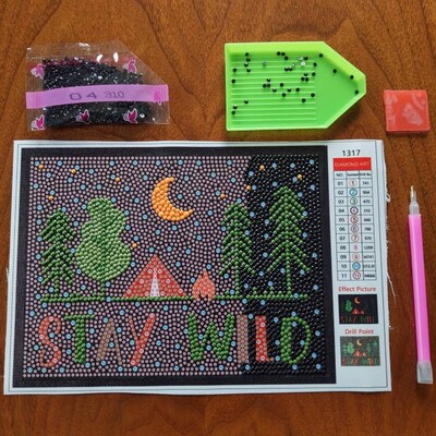 Baseball Diamond Art Kit - Etsy