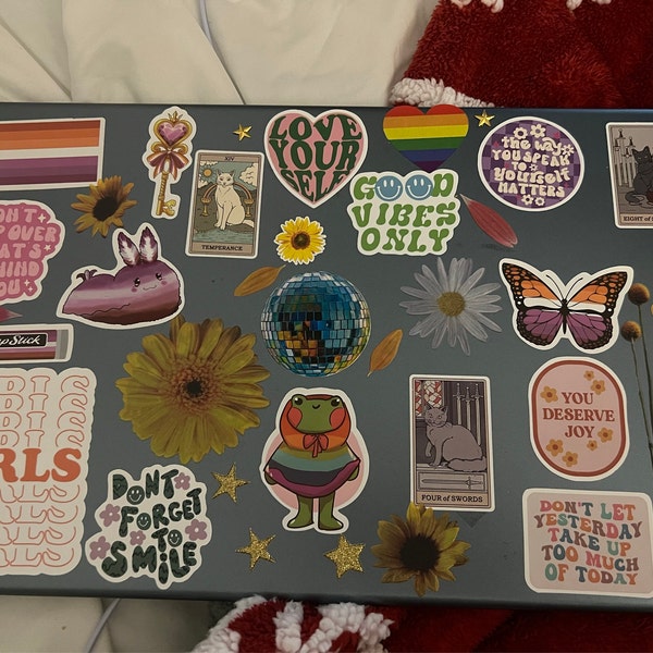 Trendy Inspirational Sticker Pack - Etsy