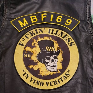 Sons of Anarchy Back Patches Embroidered JACKET NOT - Etsy