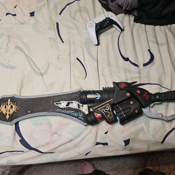 FFXIV Crownsblade Gunbreaker DIY Cosplay Prop Kit - GNB Cosplay - Etsy