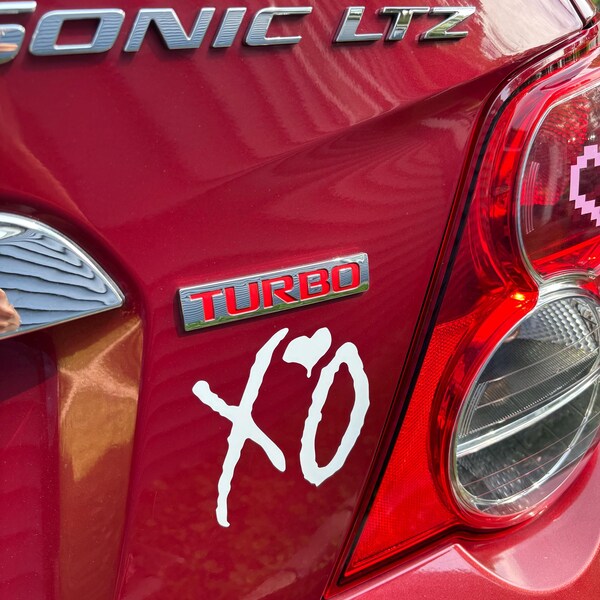 XO Decal, XO Car Decal, Bumper Sticker, Vinyl Decal, Window Decal - Etsy