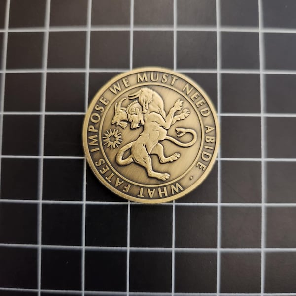 Coin of Curses - Dnd / RPG 5e DM Roleplay Coin for Tabletop / LARP - Etsy