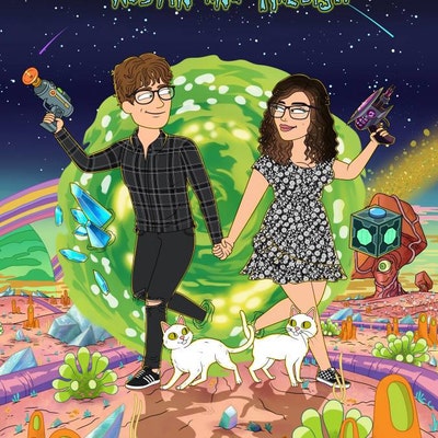 Bob's Burger's Custom Personalized Digital Portrait - Etsy