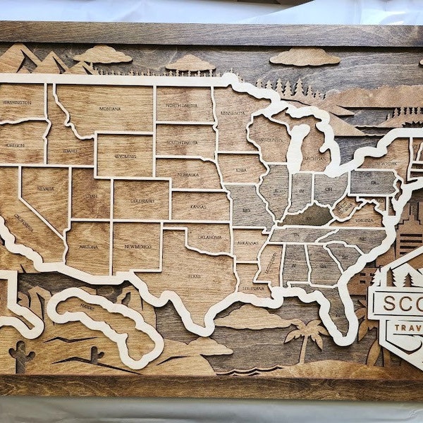 NFL Football Stadium Travel Map Bucket List United States Travel Map ...