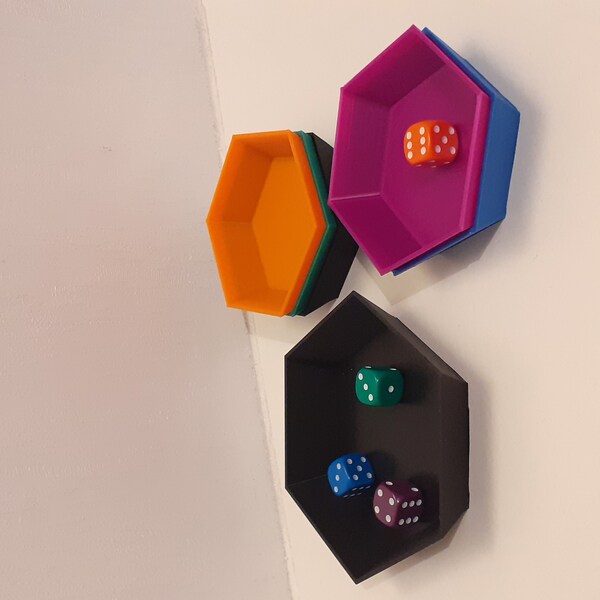 Hexagonal Board Game Gaming Trays Token Holders Stackable - Etsy