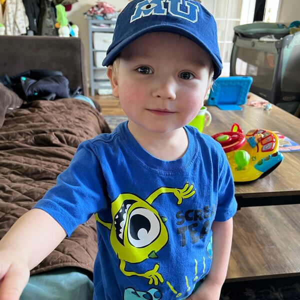 Monsters University MU Hat Mike Wazowski Baseball Cap Halloween Costume ...