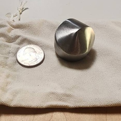 Perfect Gift for Him/her Brass Oloid Brushed Finish Desk Toy Wobbler ...