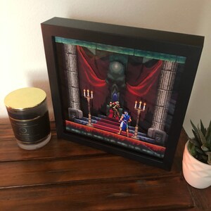 Castlevania: Symphony of the Night 3D Shadow Box for Gamers Handmade ...