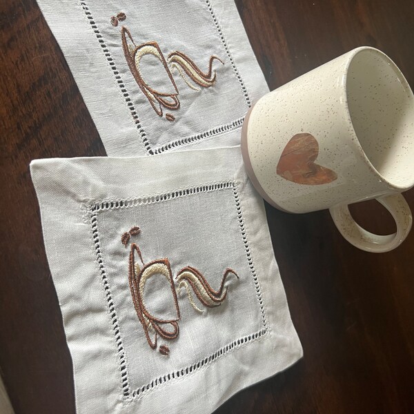 Coffee Cup Embroidery Designs Machine Instant Digital Download Pes Hus ...