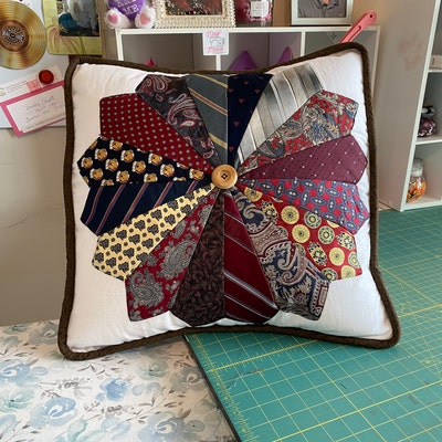 Necktie Memory Pillow Cover Sewing Pattern - Etsy