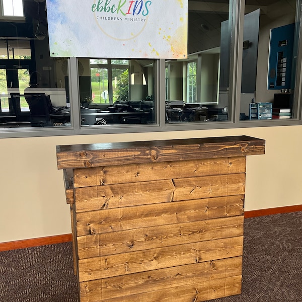 Hello Shabby Reception Desk - 2 Level - Etsy