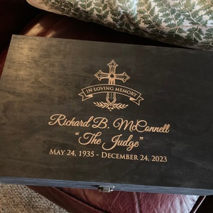 Memorial Gift Box, Memorial Gifts, Memory Box, Memorial Keepsake ...