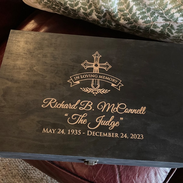 Memorial Gift Box, Memorial Gifts, Memory Box, Memorial Keepsake ...