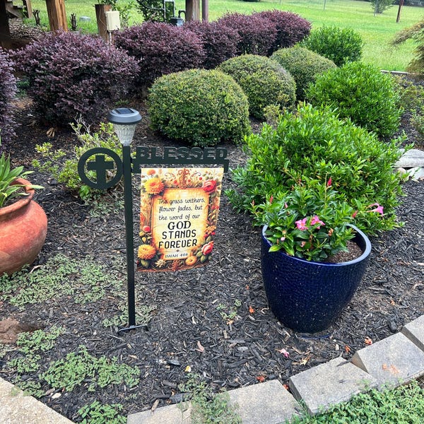 Scripture Garden Flag – Bible Verse Garden Flag, Christian Flag ...