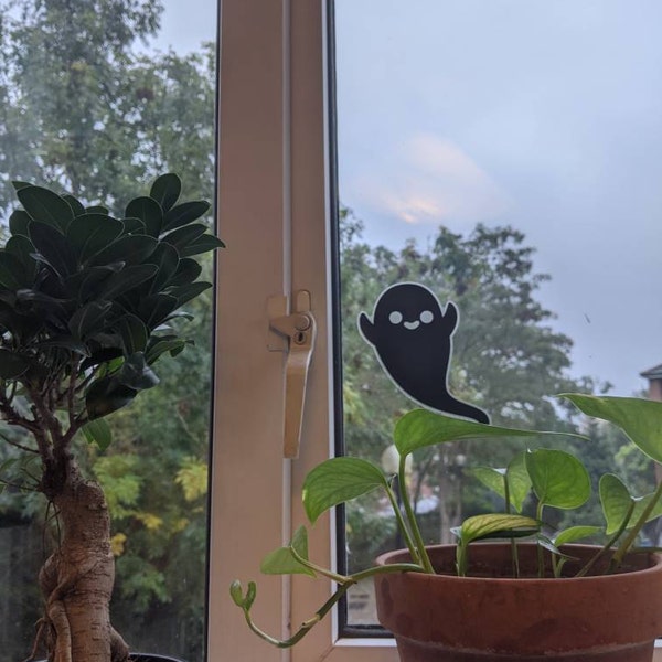 Halloween Ghost Silhouette Window Sticker Pack, Ghost Window Stickers ...