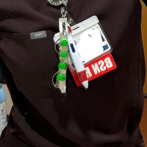 Complete EMS Vertical Badge Card Set 13 Cards for ID Badge Clip Strap ...