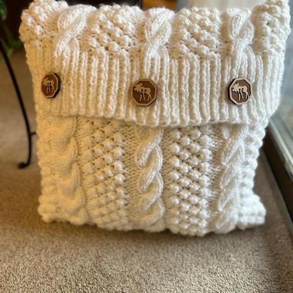 Moose Buttons 5 Pack. Octagon Button, Wooden, Laser Engraved, Package ...