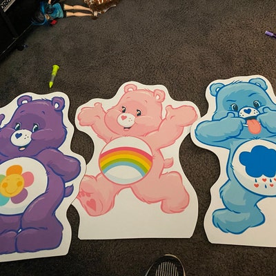 Care Bear Character Stands, 24in Tall, Party Signs, Cutouts, Standees ...