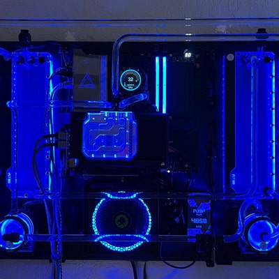 Wall Computer Dual Radiator Wall Computer Open Air Computer - Etsy