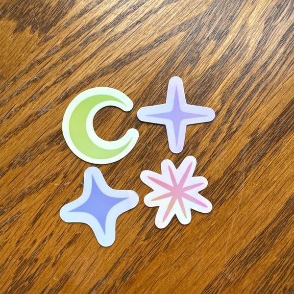 4 Pack of Gap Filler Mini-stickers | Daisy | Stickers - Etsy