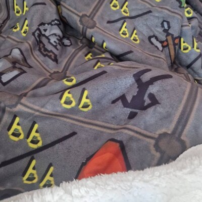 Custom Osrs Plush Blanket Runescape World Map Soft Cozy - Etsy