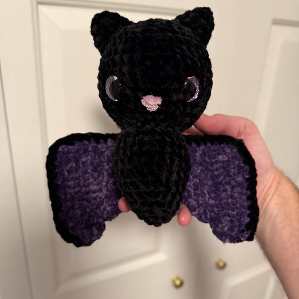 PATTERN: Plush Binx the Bat Pattern - Amigurumi Chunky Bat Pattern ...
