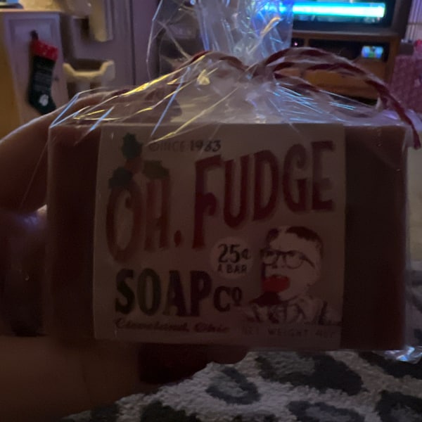 Oh Fudge! Soap Bar WRAP Inspired by Holiday Classic Movie "a Christmas ...