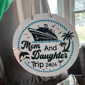 Alaskan Cruise Ship Sign, Cruise Door Magnet, Cruise Trip Sign, Cruise ...