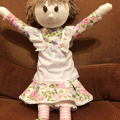 Holly Rag Doll Sewing Pattern - Etsy