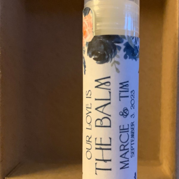 PRINTED Flower Labels for Lip Balm Containers - Choose Your Floral ...