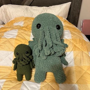 Cthulhu Crochet Pattern Mini Cthulhu Eldritch God - Etsy