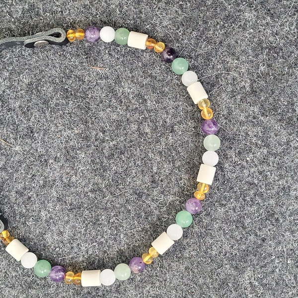 Lithotherapy and Anti-ticks Collar for Dog, Anti-anxiety and ...