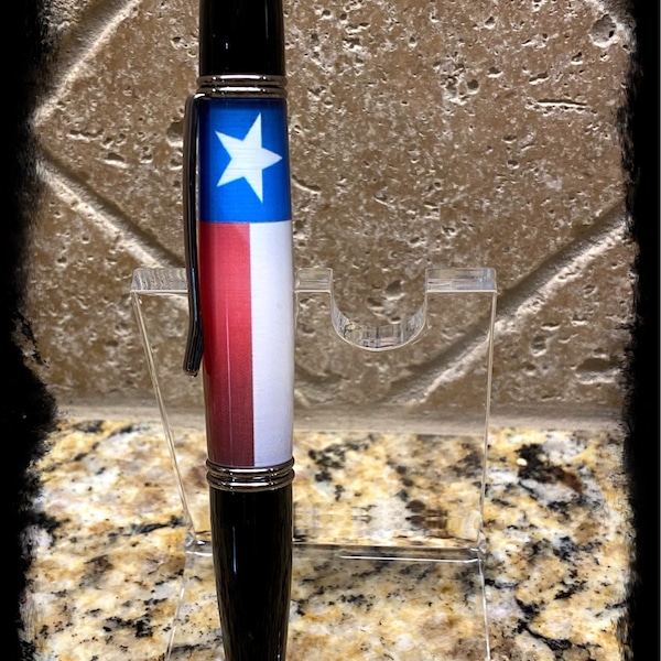 Texas State Flag Pen Blank - Etsy