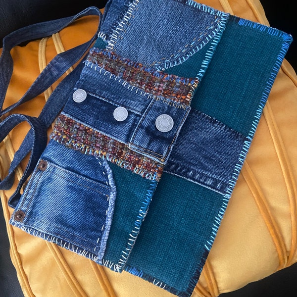 Boro Patchwork Bag, Handmade Upcycled Textiles Shoulder Bag, Recycled ...