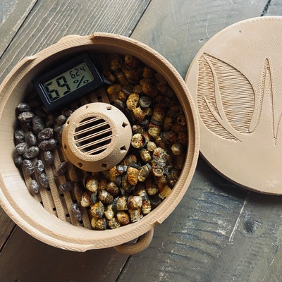 Stackable Mason Bee Cocoon Storage, Hydration Station, 100% ...