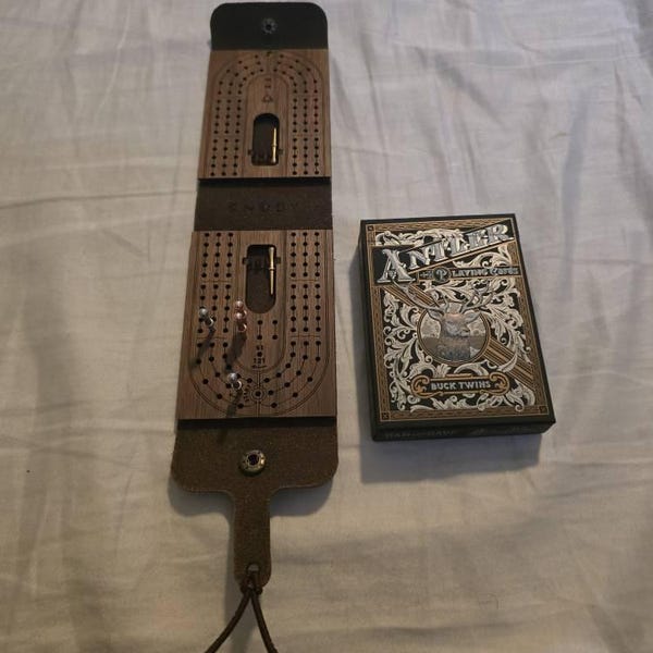 KNODY Original Ultimate Leather | Wrap Around | Travel Cribbage Board ...