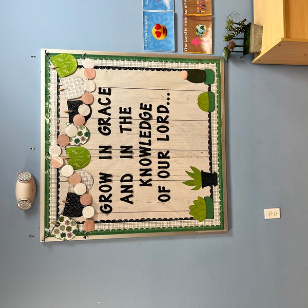 Succulent - Plant Theme - Back to School Bulletin Board Kit - Etsy