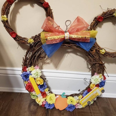 Fall Mickey Wreath - Etsy