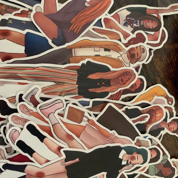 POC - La Dolce Vita Inspired Girls Stickers, People of Color ...