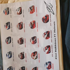 F1 Formula One Teams 2023 Signed Autographed Printed Poster A4 - Etsy