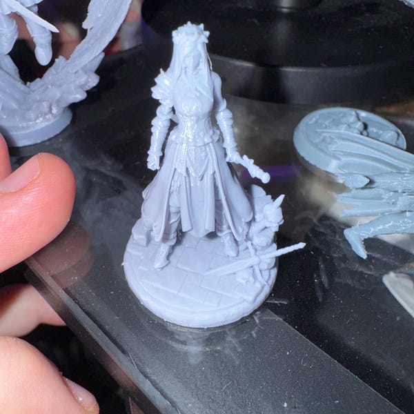 Nun Healer Miniature | Female Cleric Miniature | for D&D 5e, Pathfinder ...