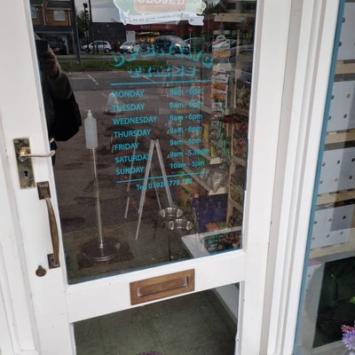 Custom Business Opening Hours Vinyl - Etsy