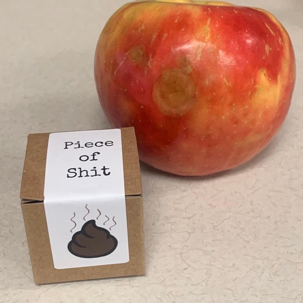 Piece of Sh*t- Boxed Gag Gift- Fake Plantable Poop- White Elephant ...