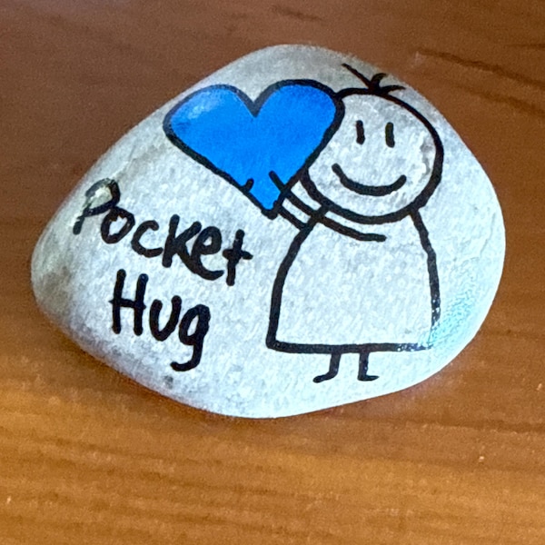 Pocket Hugs - Painted Keepsake Rocks - Coworker, Classroom, Friend ...