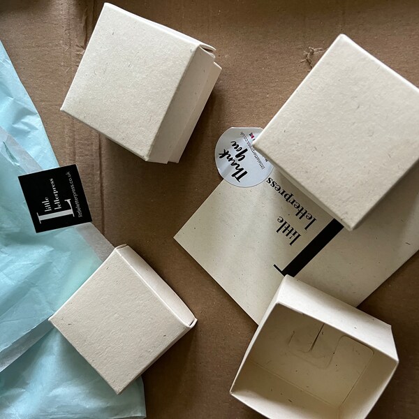 10 X Small Square Gift Box With Lid - 2 SIZE OPTIONS | Wedding Favours ...