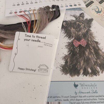 Bothy Threads Moongazer by Hannah Dale Wrendale Tiger Counted Cross ...