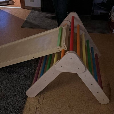 Double Sided Sliding Climbing Ramp for Woodwork for Kids Ramps Foldable ...